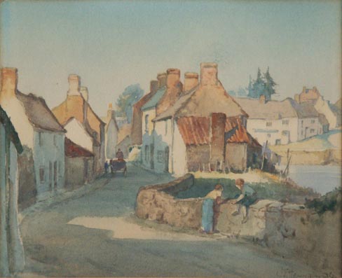 Isca Road, Ultra Pontem, Caerleon - by J E Hennah