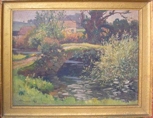 The Old Bridge, Radipole - by J E Hennah