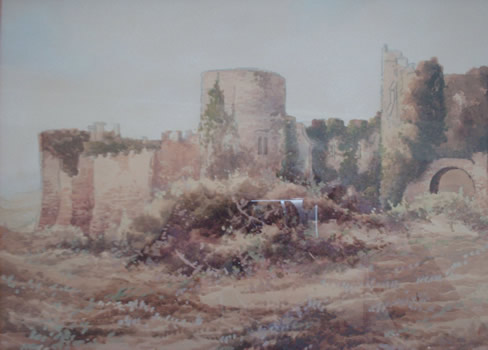 Castle - Manorbier? - by E J Maybery