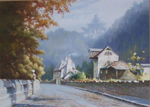 The Mill Upway (Upwey) - by E J Maybery